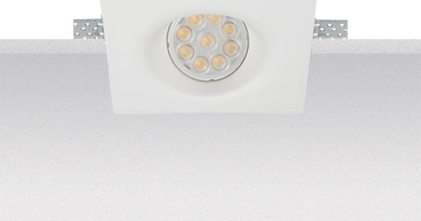 Downlight Incastrat S030 Zambelis, Modern, GU10, Gips, Grecia